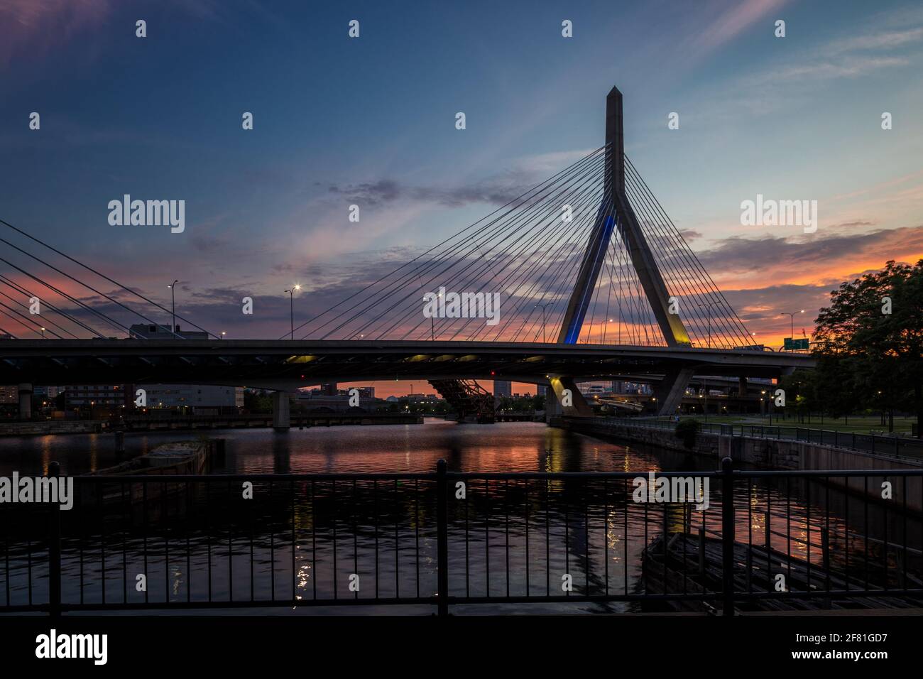 Zakim Bridge in Boston Massachusetts Stock Photo - Alamy