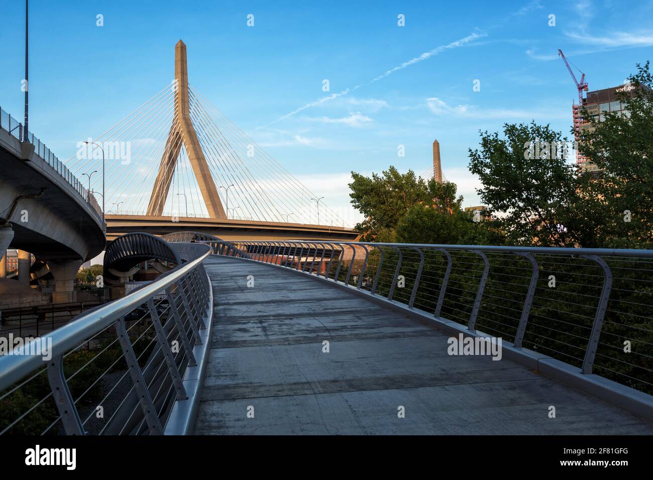 Zakim Bridge in Boston Massachusetts Stock Photo - Alamy