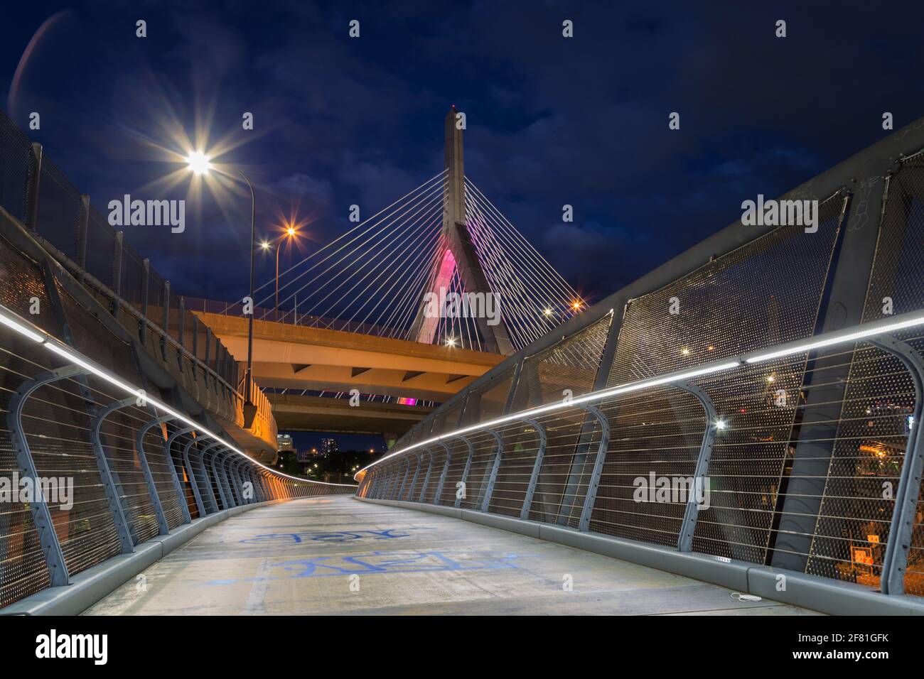 Zakim Bridge in Boston Massachusetts Stock Photo - Alamy