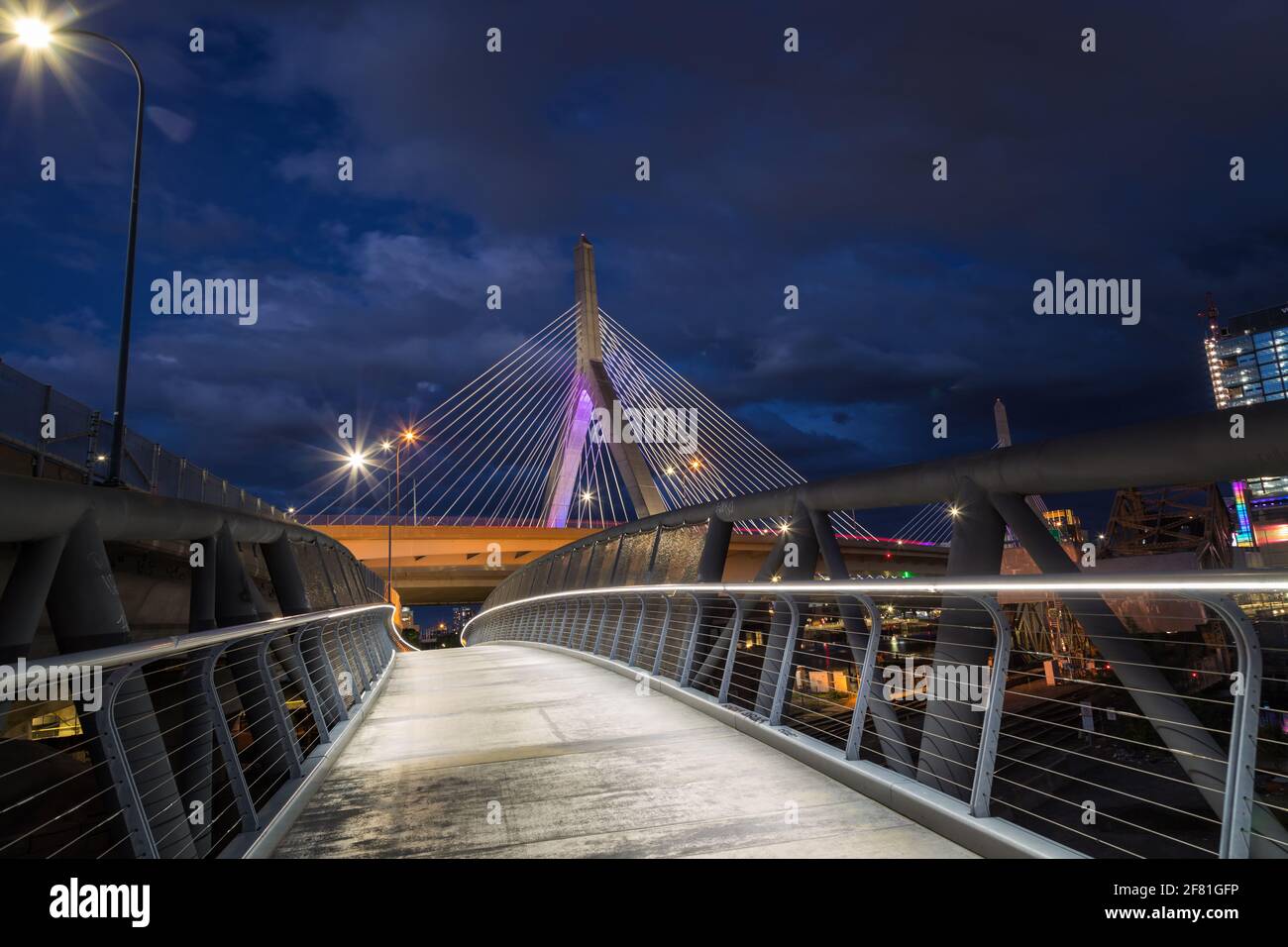 Boston zakim bridge hi-res stock photography and images - Alamy