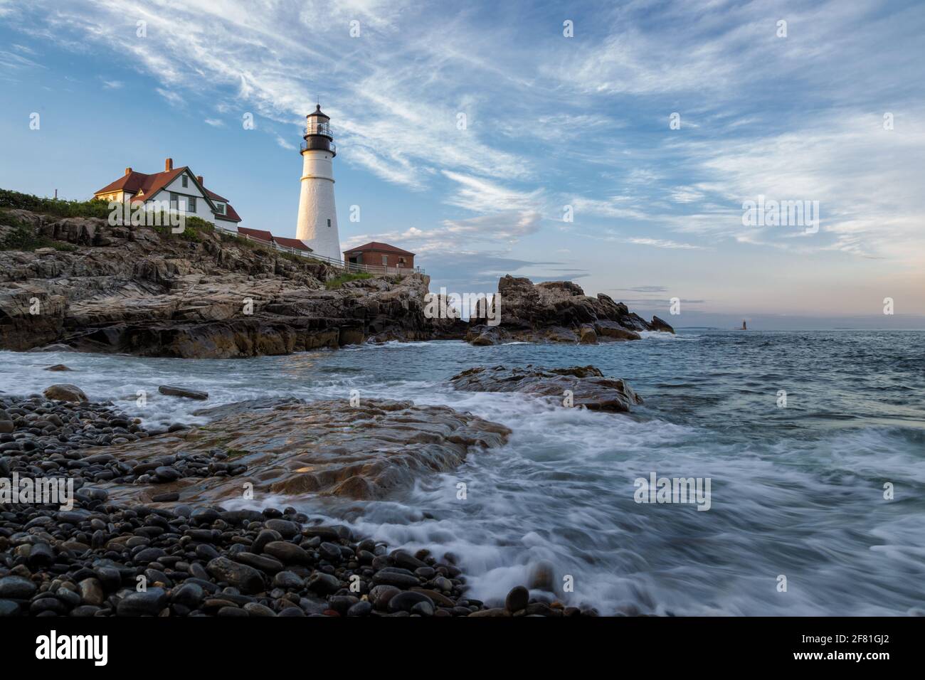 Beautiful view portland maine east hi-res stock photography and images ...
