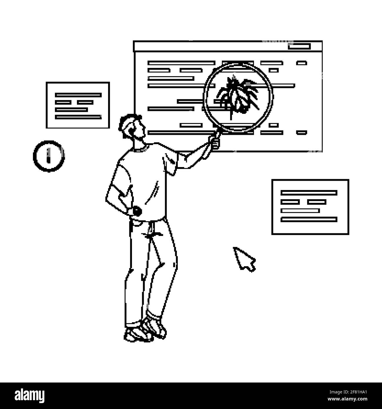 Software Testing Program On Bug And Errors Vector Stock Vector Image And Art Alamy 6567