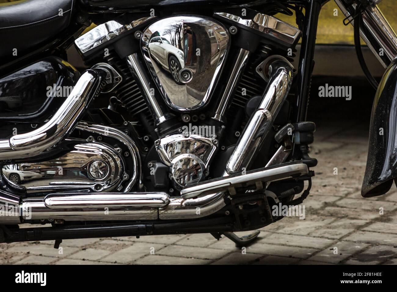 motorcycle bike details fuel tank exhaust pipe chrome .cleared for ...