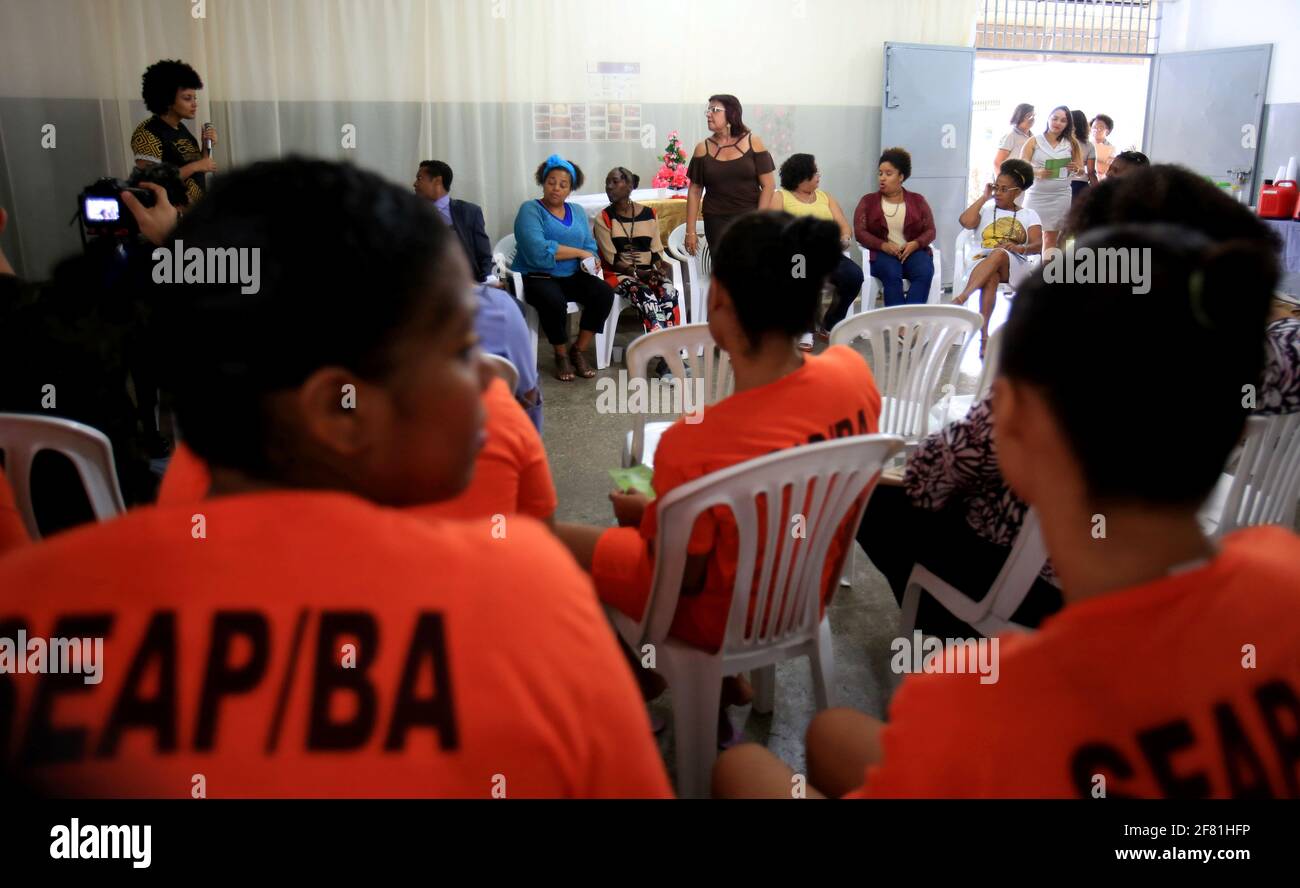 salvador, bahia / brazil - july 25, 2016: Inmates from the Female ...