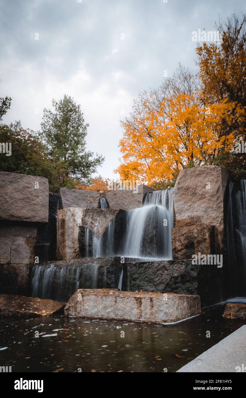 Fdr Memorial Waterfalls