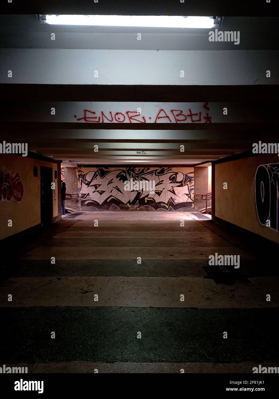 ODESSA, UKRAINE - Oct 21, 2020: Odessa Underground and Street graffiti ...