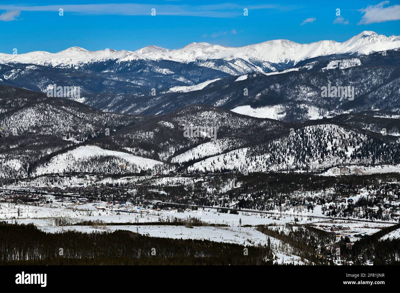 Beautiful view breckenridge resort hi-res stock photography and images ...
