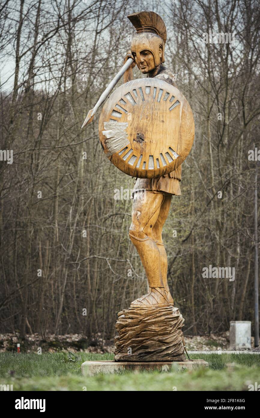 Spartan statue hi-res stock photography and images - Alamy