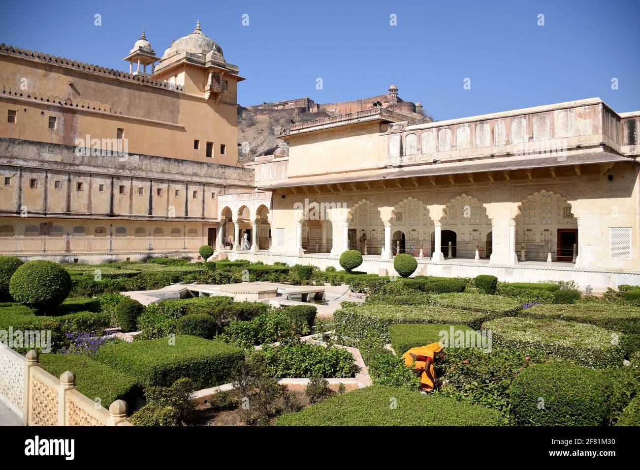 Amber fort palace complex hi-res stock photography and images - Alamy