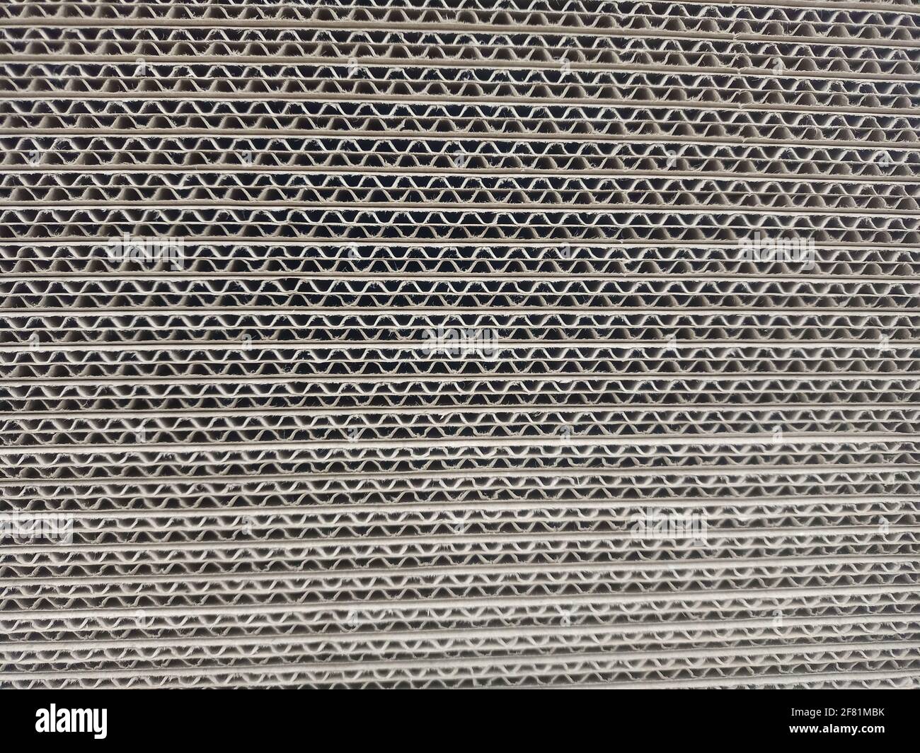 Close-up of cardboard. The texture is cardboard. Cardboard paper folded ...
