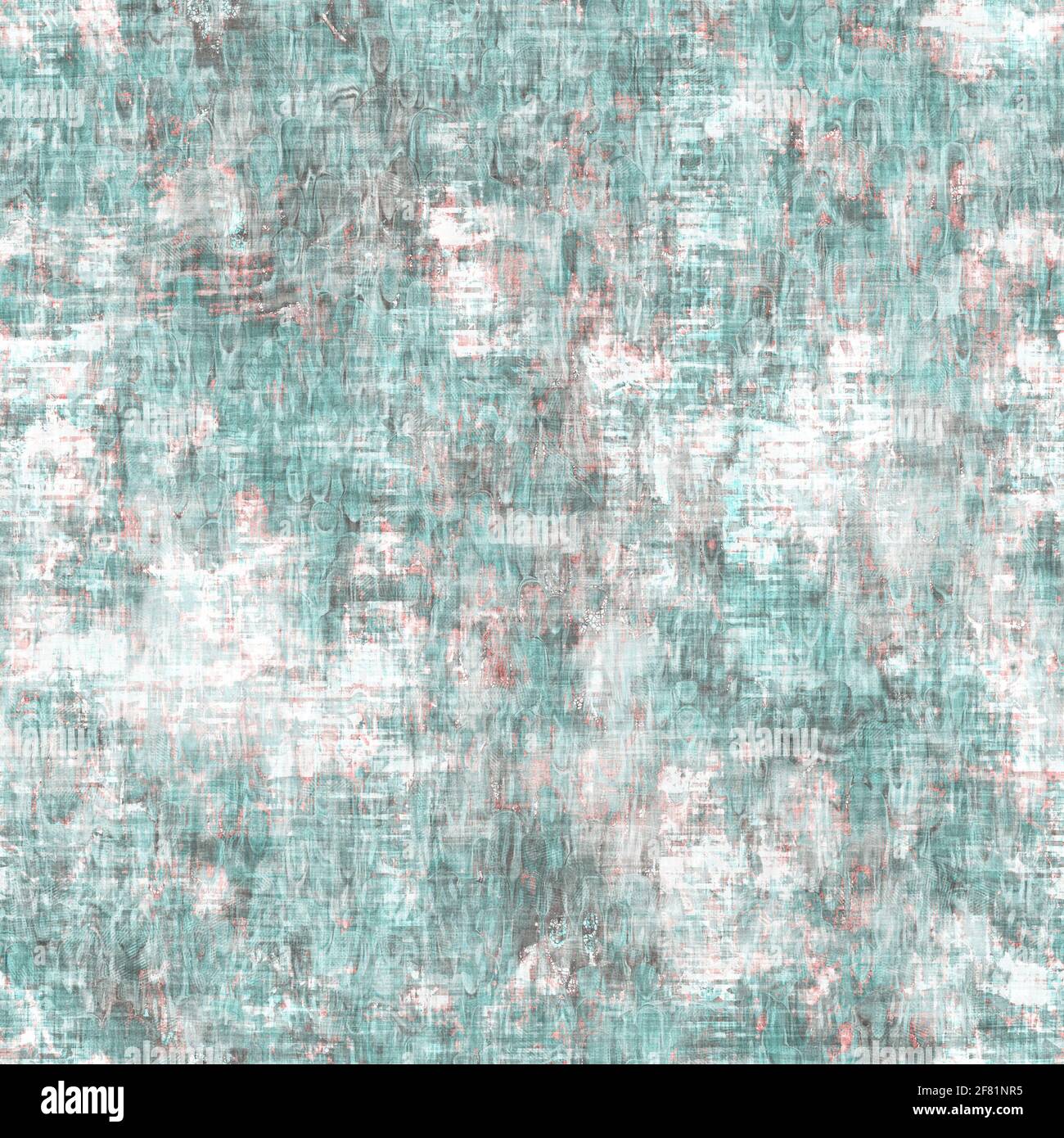 Mottled grunge blotch peeling wall pattern background. Worn aqua blue ...