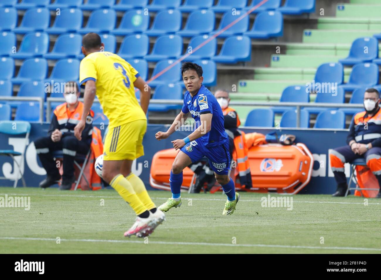 Getafe, Spain. 10th Apr, 2021. Takefusa Kubo (Getafe) Football/Soccer ...