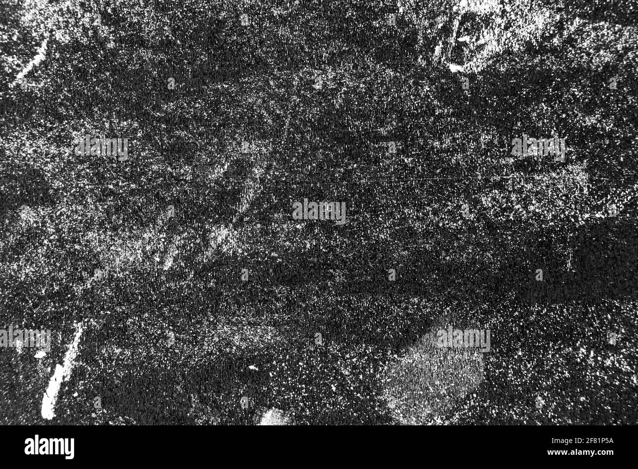 Grunge white color chalk texture on blackboard or chalkboard background ...