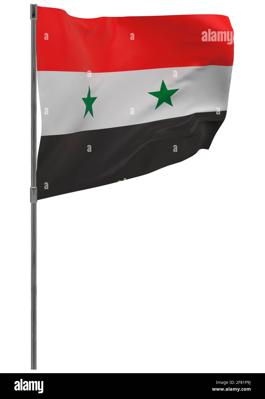 Syria national flag waving hi-res stock photography and images - Alamy