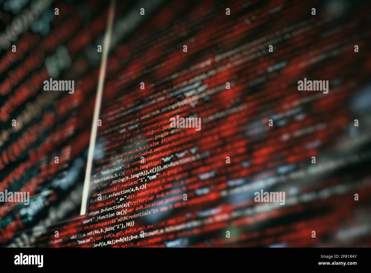 Abstract information technology background. Modern technologies screen ...