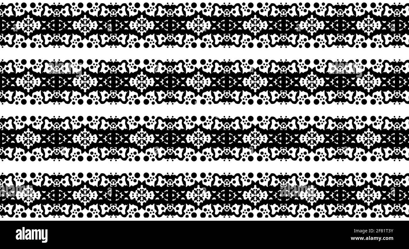 A 2D illustration of black and white patterns with gaps - desktop ...
