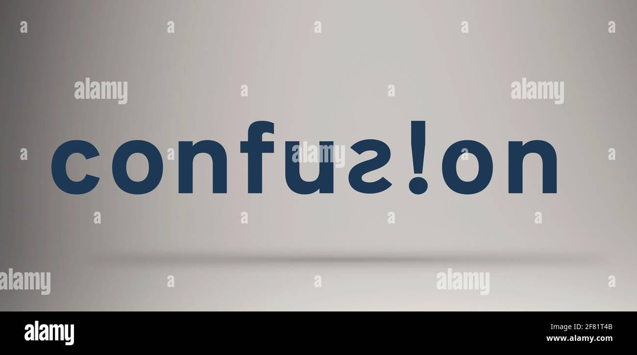 Confusion Conceptual Artwork High Resolution Stock Photography and ...