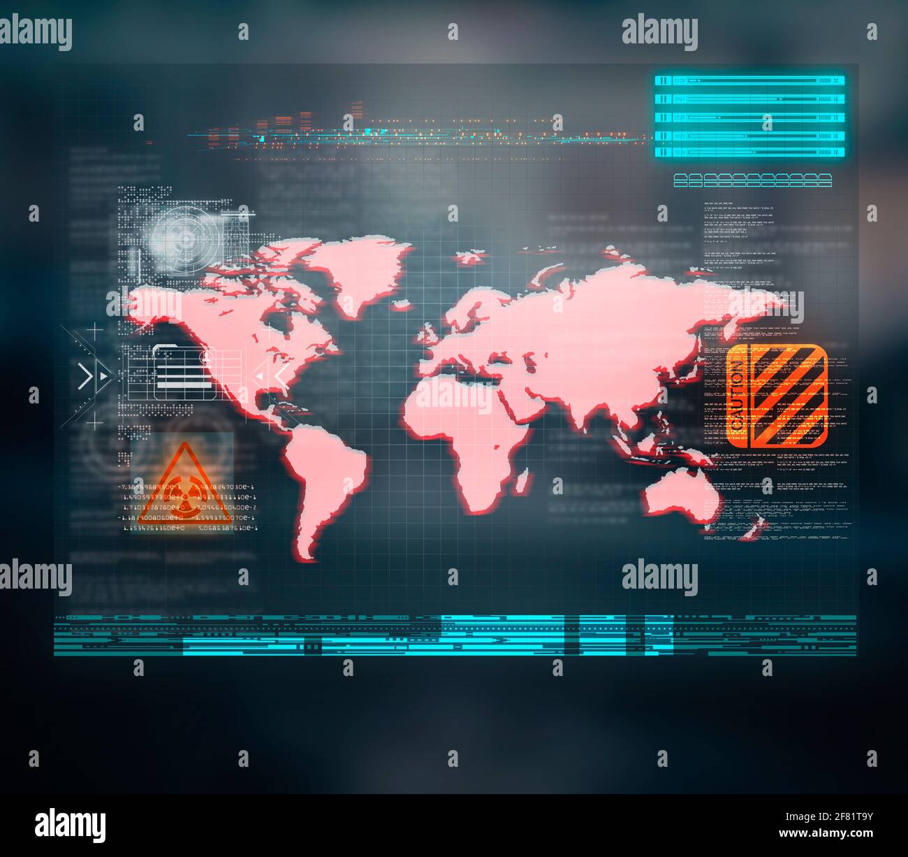 Cyber attack map hi-res stock photography and images - Alamy