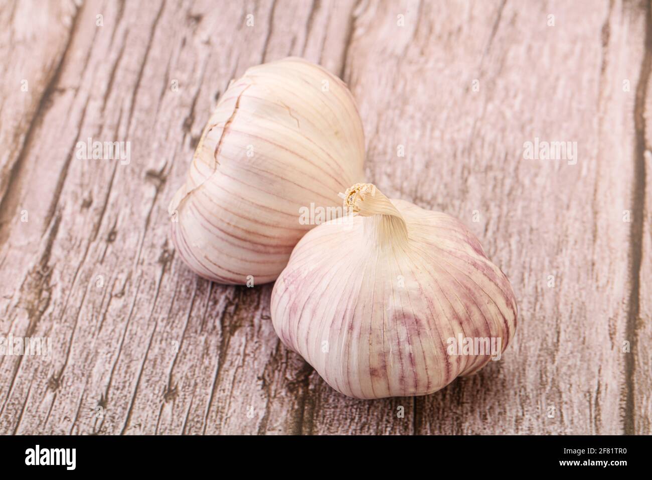 Fresh ripe and tasty garlic isolated Stock Photo - Alamy