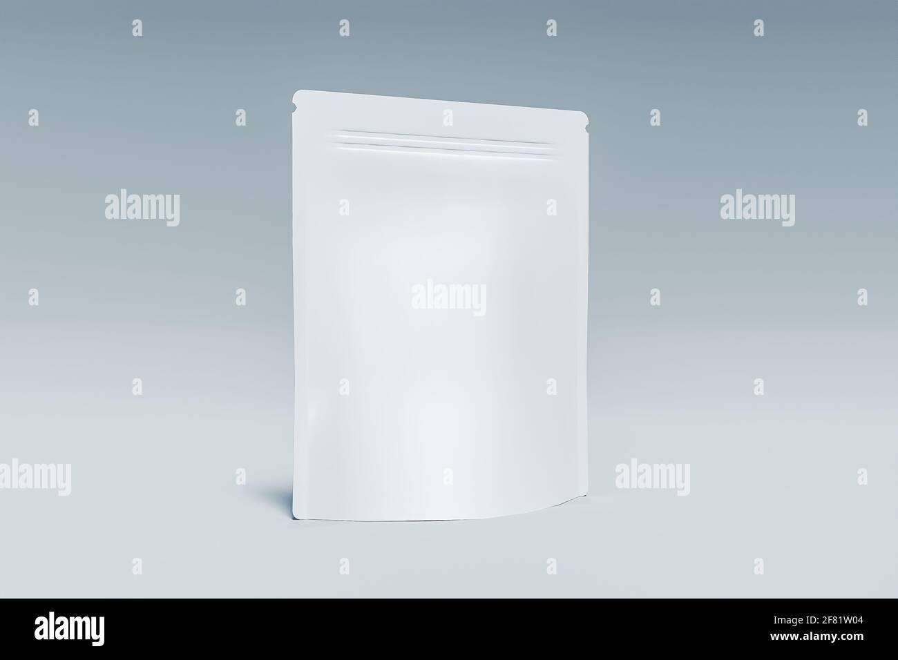 mockup bag of supplements with white background. 3d rendering Stock ...