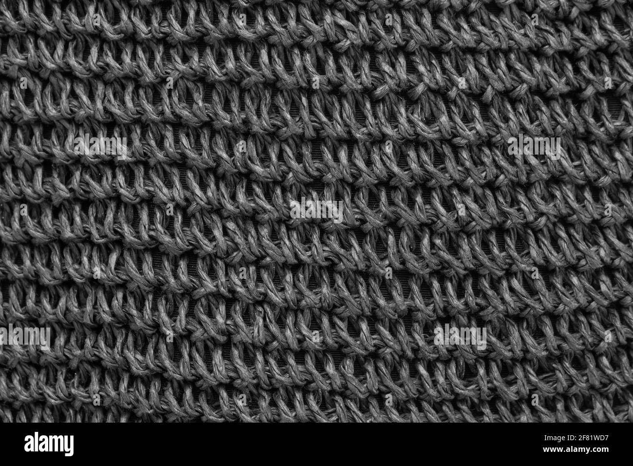 Texture of black synthetic thread. textile concept. abstract background ...