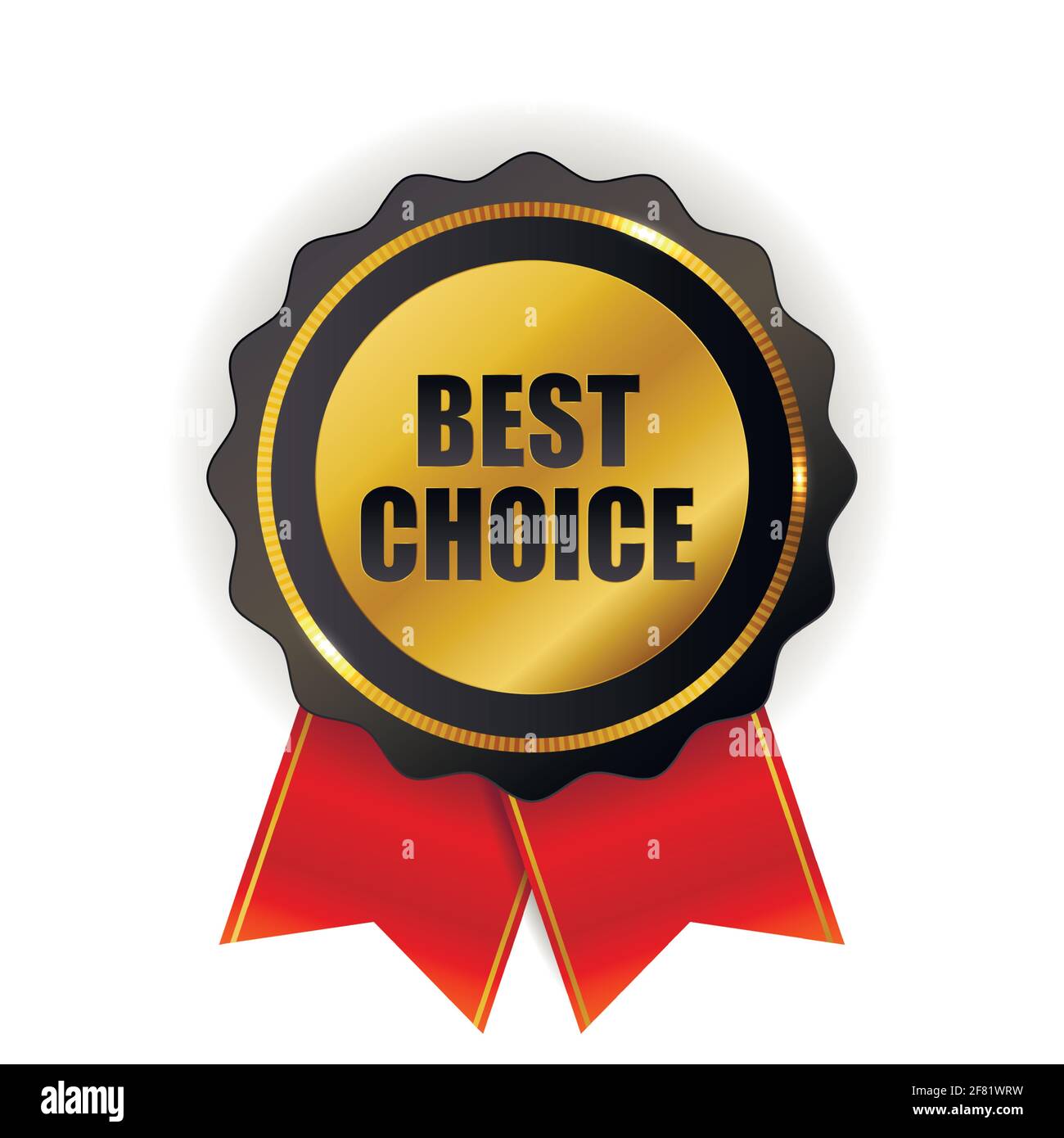 Best choice golden quality label sign. Vector illustration. EPS10 Stock ...