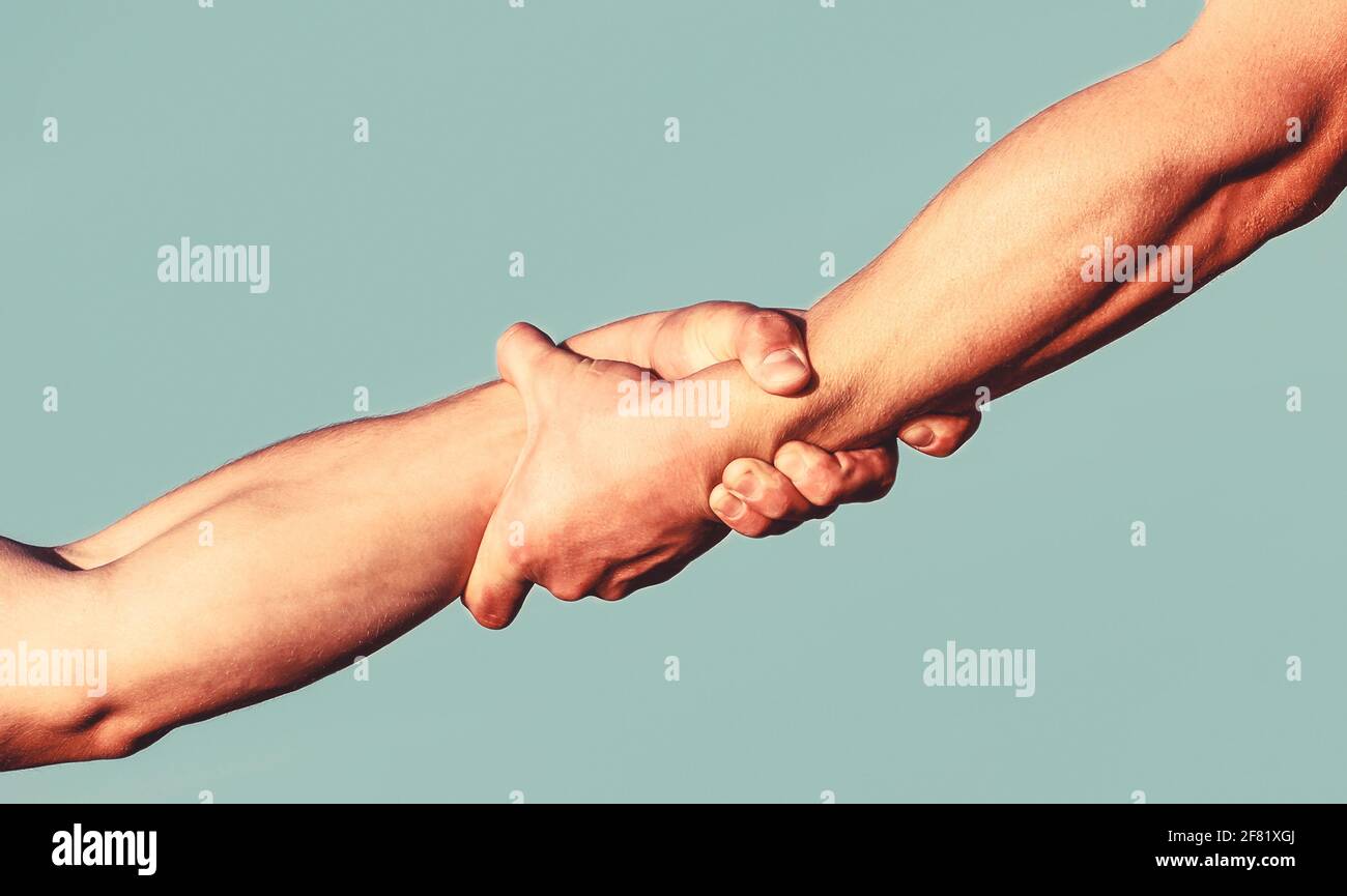 Helping hand concept and international day of peace, support. Helping ...