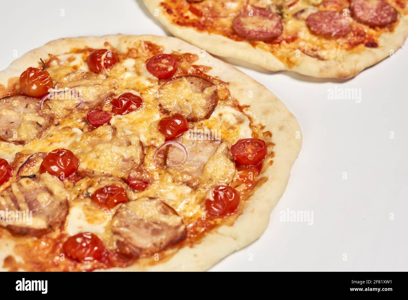 The process of making a delicious homemade pizza Stock Photo - Alamy