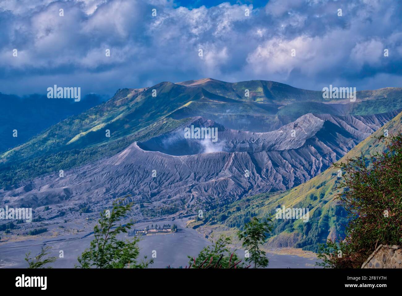 Mount Bromo (Indonesian: Gunung Bromo), is an active volcano and part ...