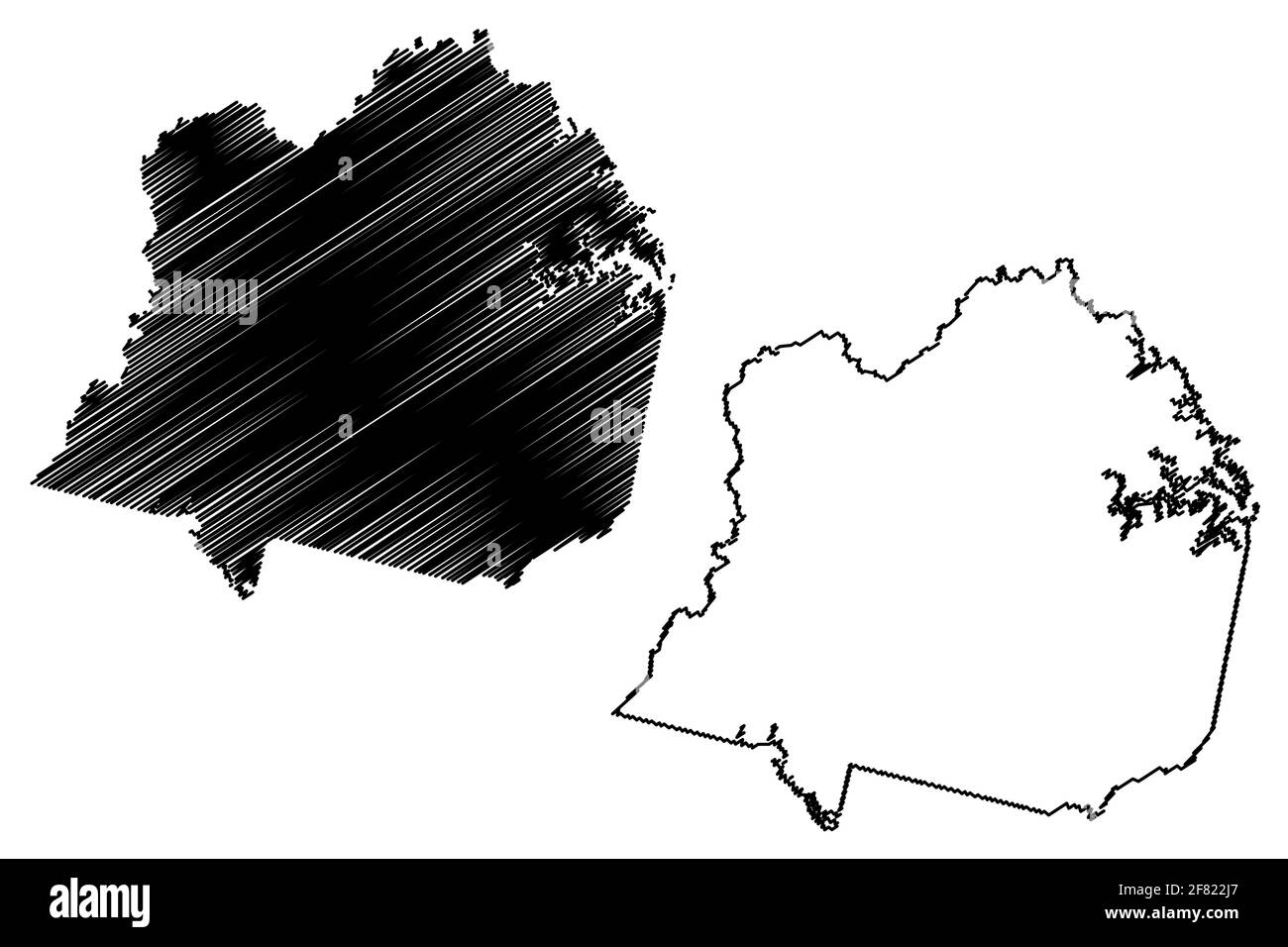 Franklin virginia map hi-res stock photography and images - Alamy