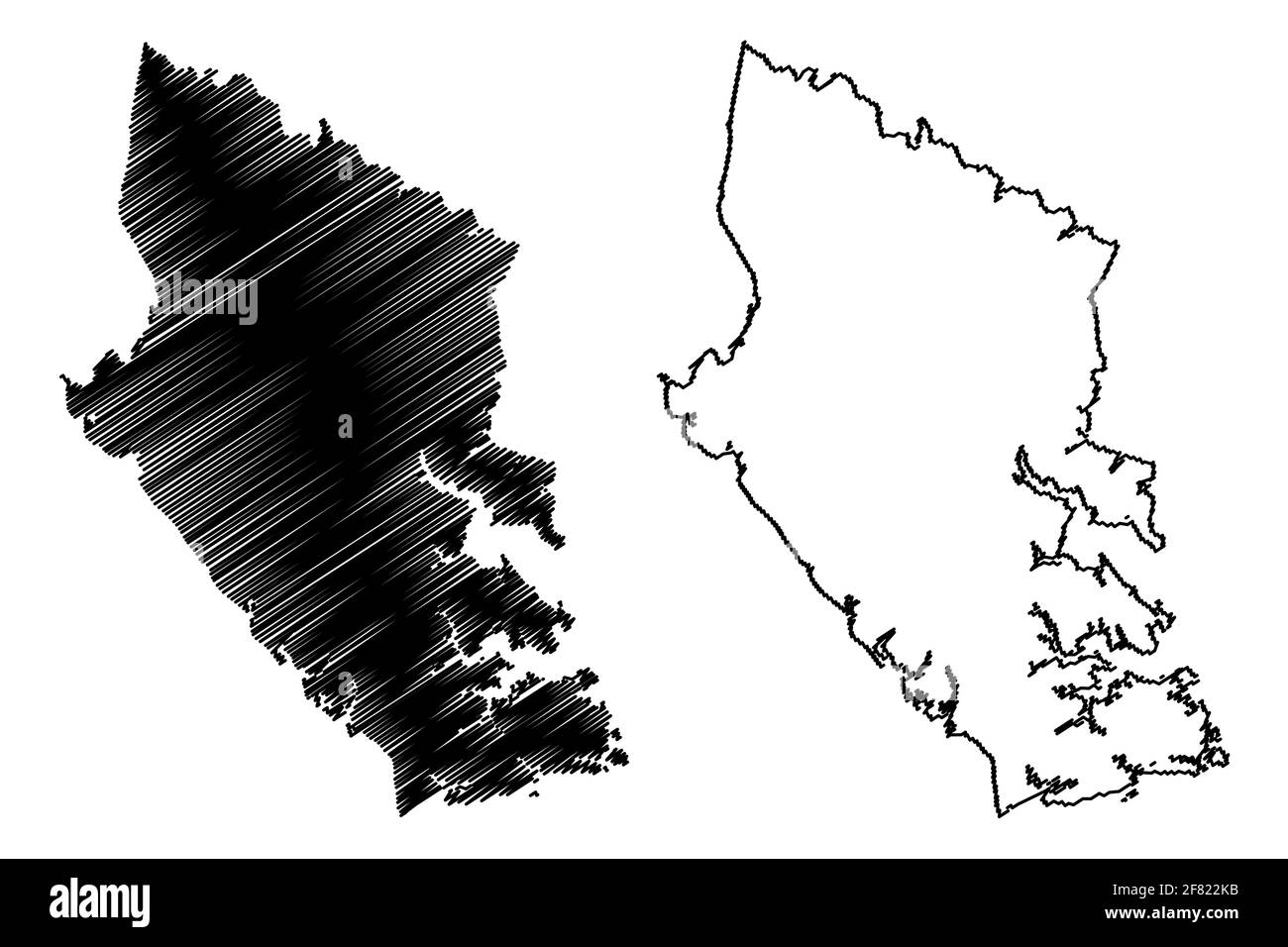 Gloucester virginia map hi-res stock photography and images - Alamy