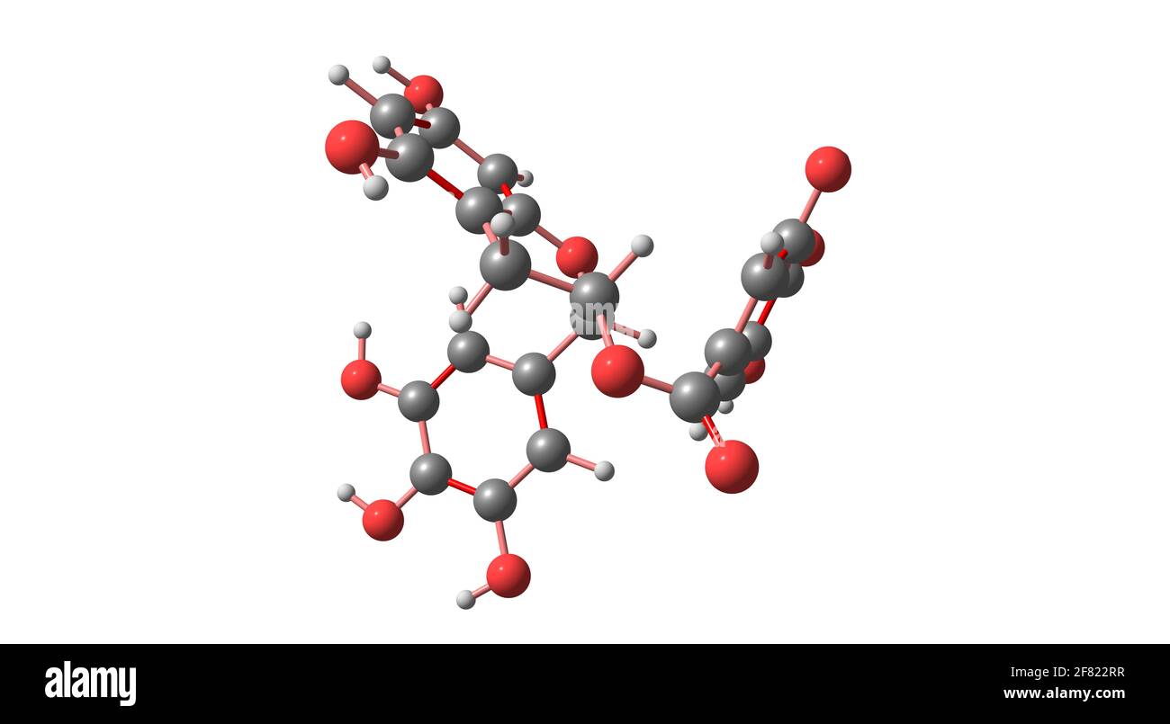 Epigallocatechin gallate or EGCG is the ester of epigallocatechin and ...