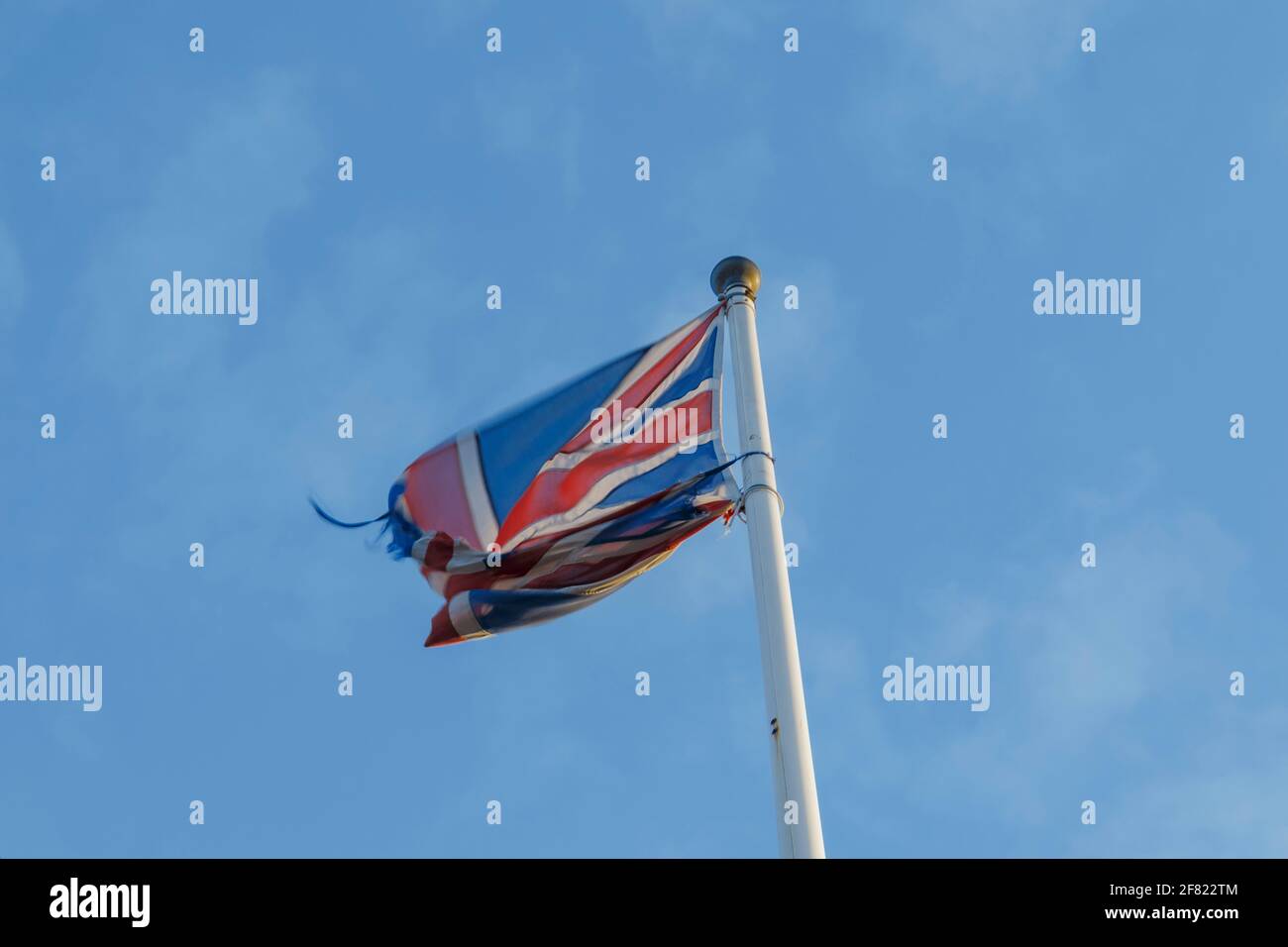 Ragged Union Jack Stock Photo - Alamy
