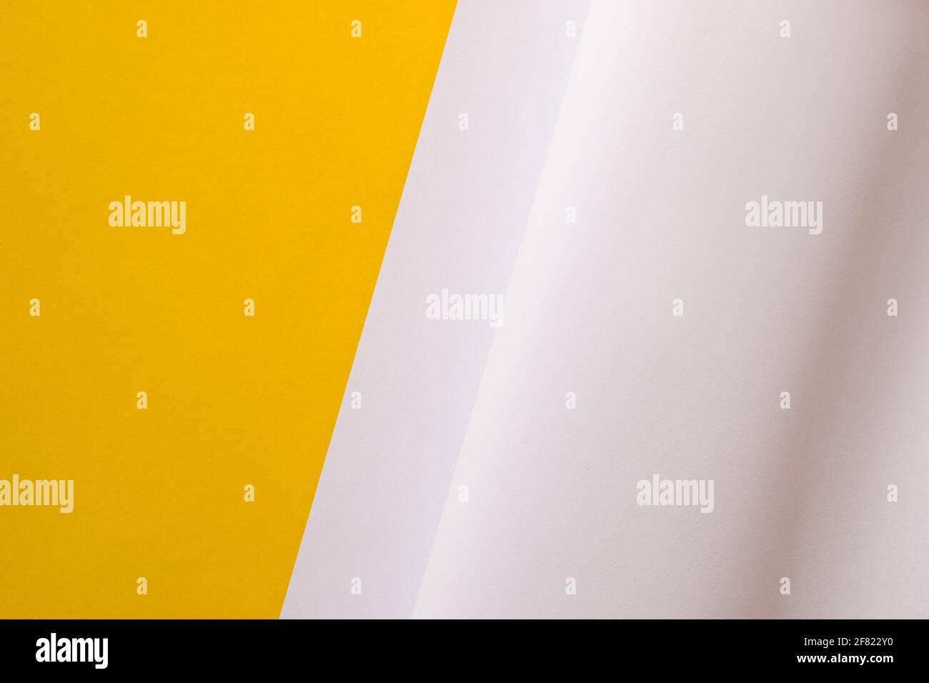 Abstract white and illuminating yellow background, brochure, template ...