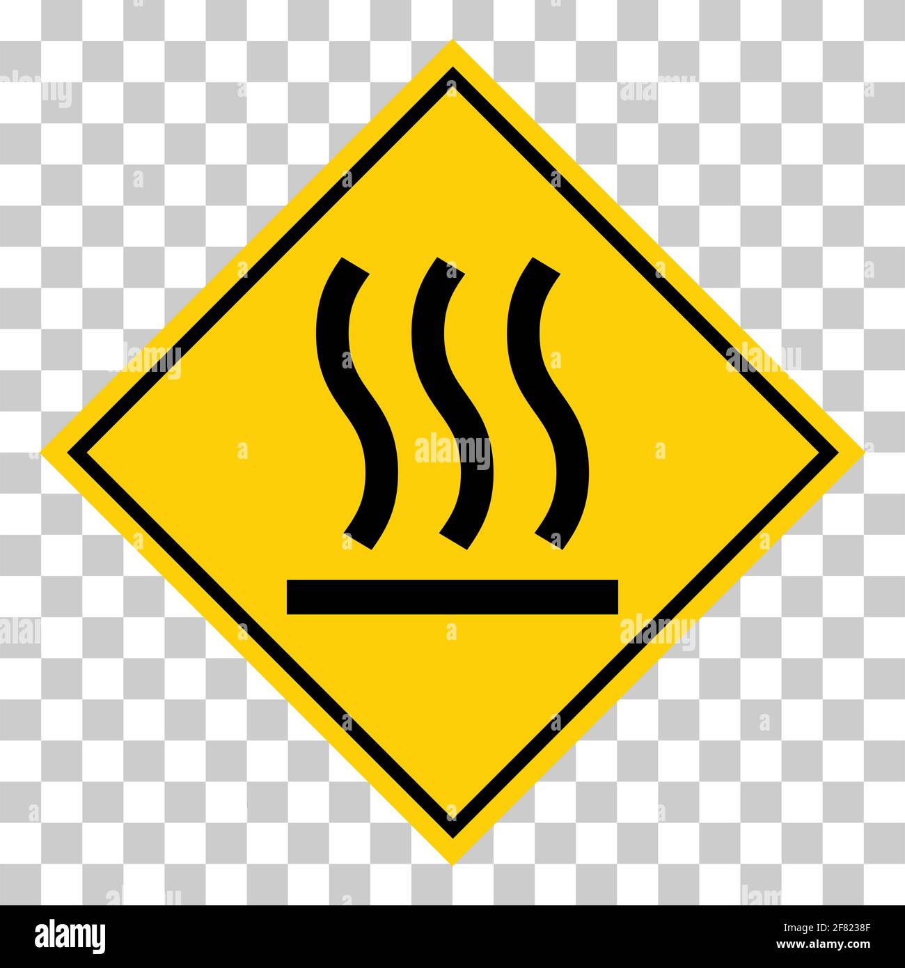 Caution Hot Surface Sign High Resolution Stock Photography and Images ...