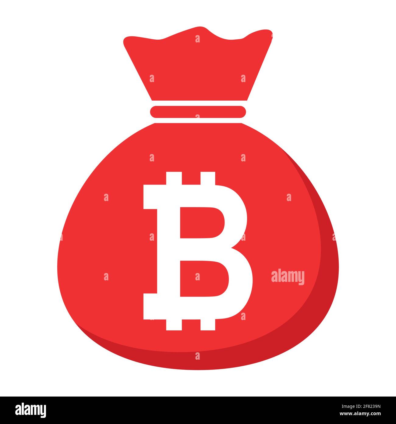 Money bag icon isolated on white background. Bank symbol, profit ...