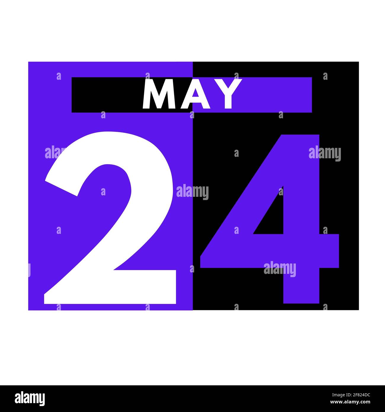 May 24 . Modern daily calendar icon .date ,day, month .calendar for the ...