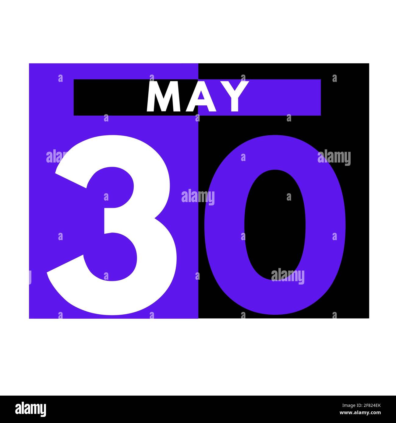 May 30 . Modern daily calendar icon .date ,day, month .calendar for the ...