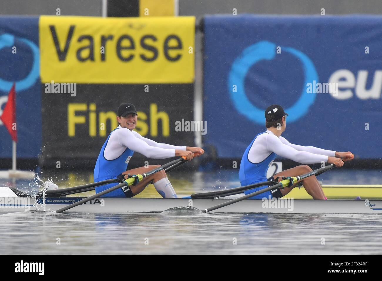 Varese, Varese, Italy. 11th Apr, 2021. Luca Chiumento, Nicolo Carucci ...