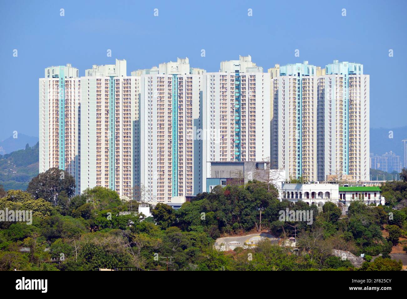Tin Shing Court (天盛苑), a Home Ownership Scheme housing estate in Tin ...