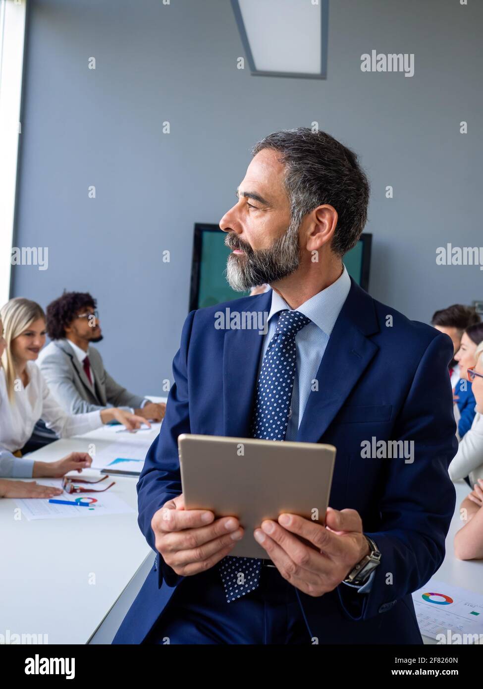 Mature businessman ceo portrait hi-res stock photography and images - Alamy