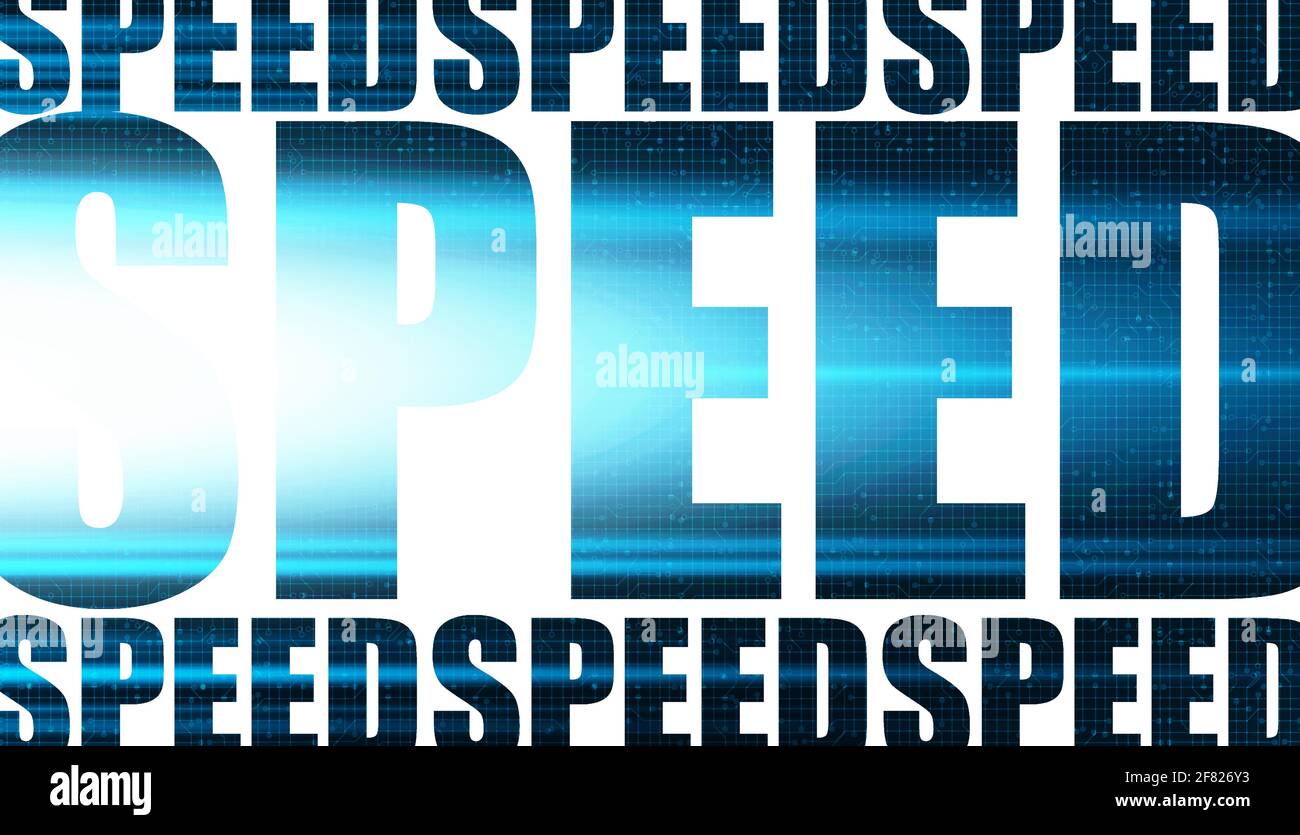 Vector Word Cloud Creative of Speed technology concept design Stock ...