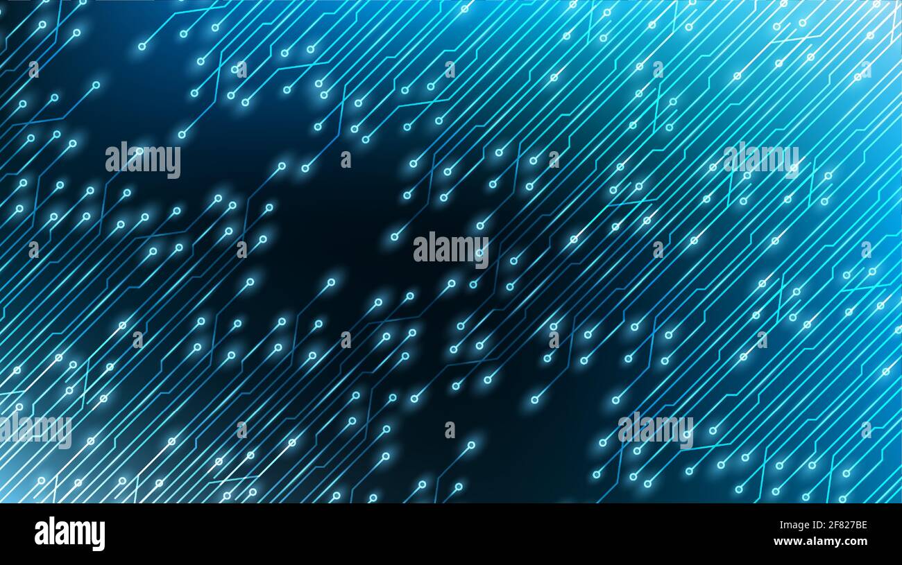 Light Electronic Circuit Microchip Technology Background,Hi-tech ...