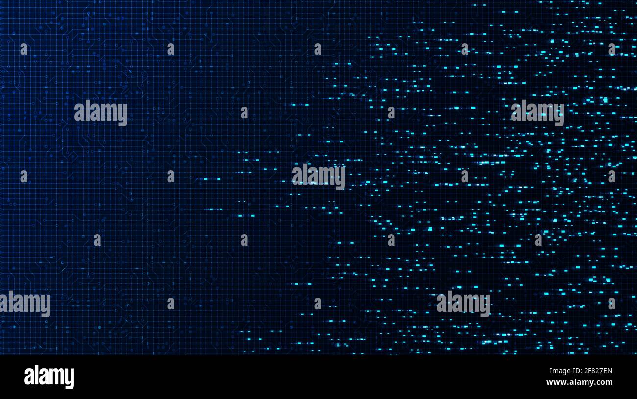 Dark Blue Electronic Circuit Microchip Technology Background,Hi-tech Digital and Future Concept ...
