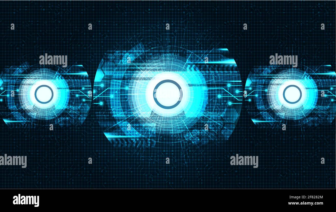 Camera Eyes Technology Background,hi Tech and security Concept design ...