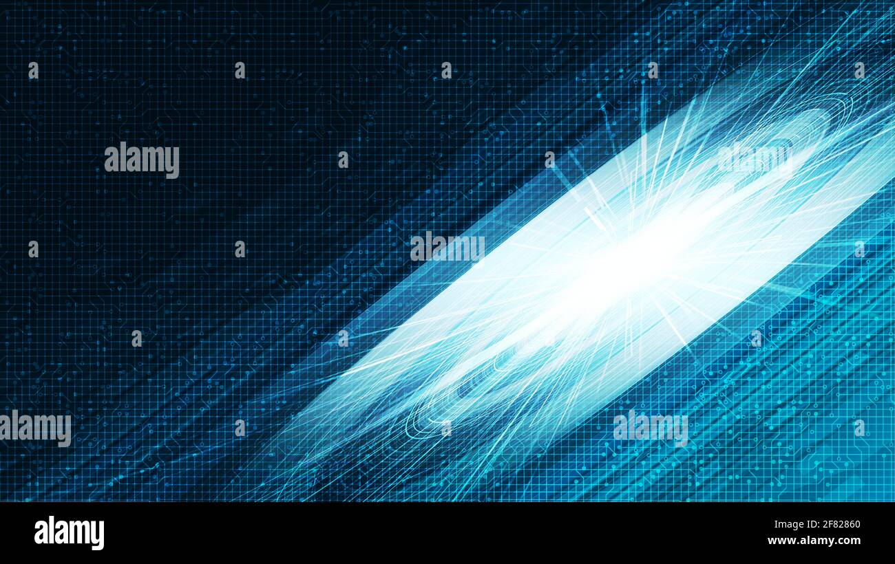 Circle Light Technology Background,Hi-tech Digital and security Concept ...