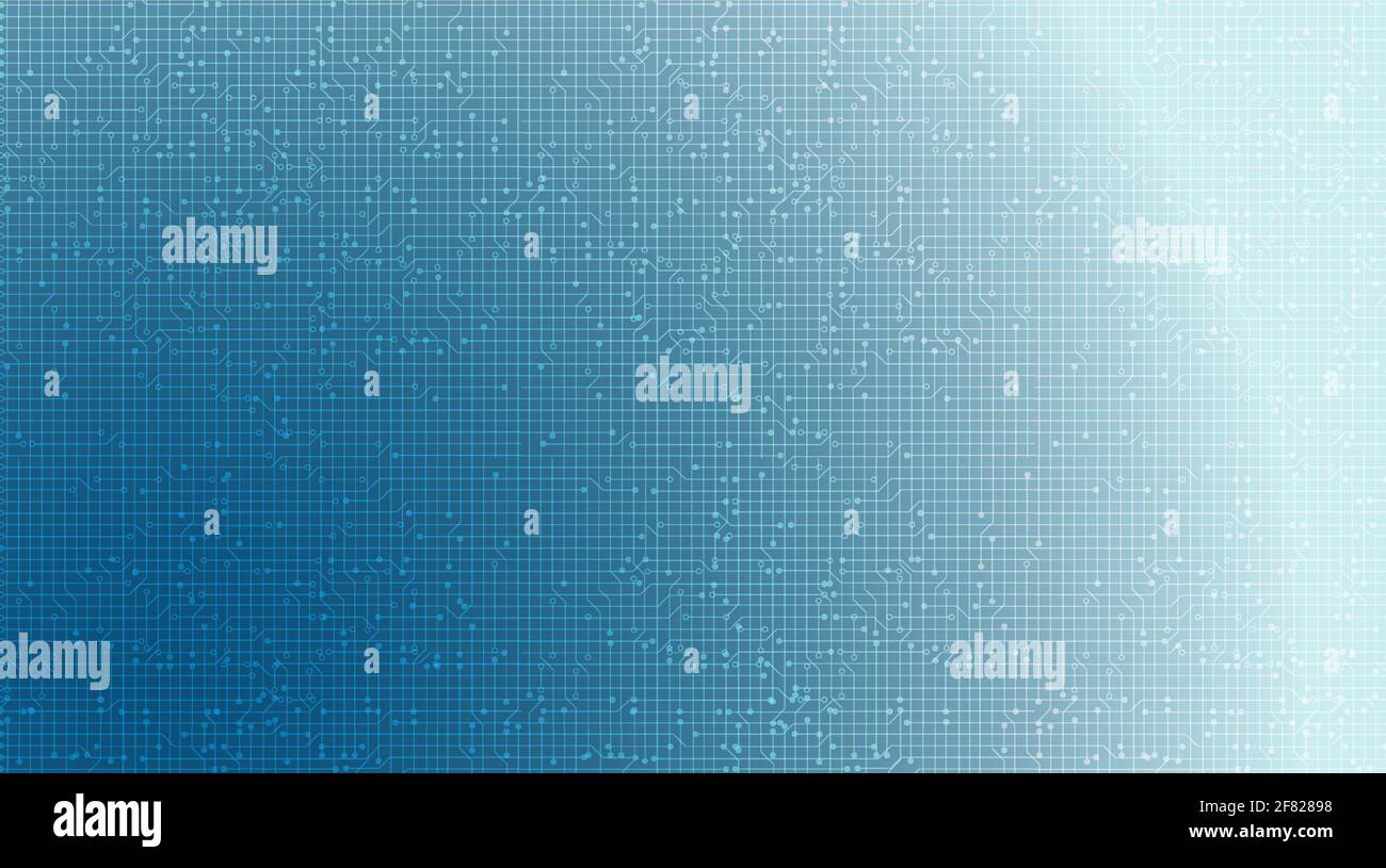 Light Blue Microchip on Technology Background,hi Tech and security ...