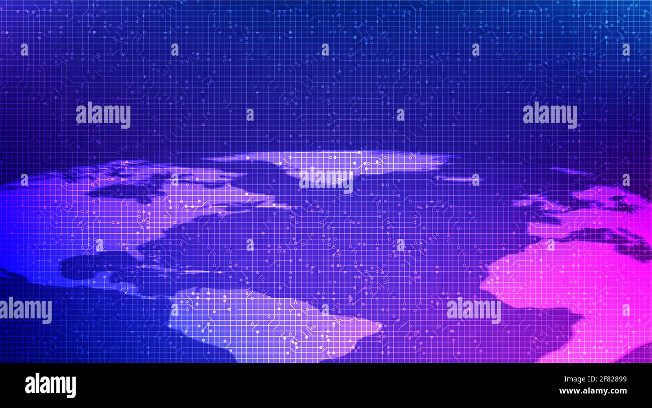 Digital Network Global Technology Background,Connection and ...