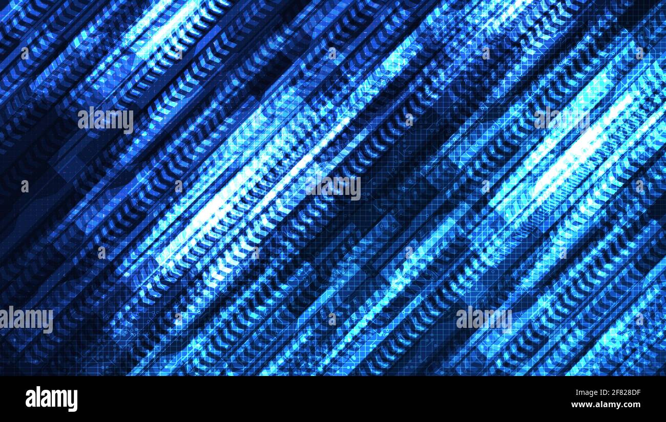 Digital Cyber Speed Line on Technology Microchip Background,Hi-tech and ...