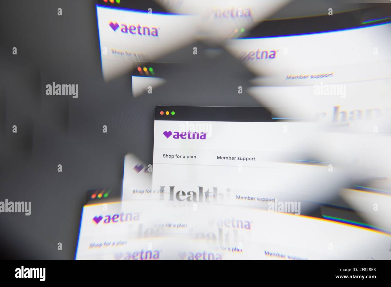 Aetna logo hi-res stock photography and images - Alamy